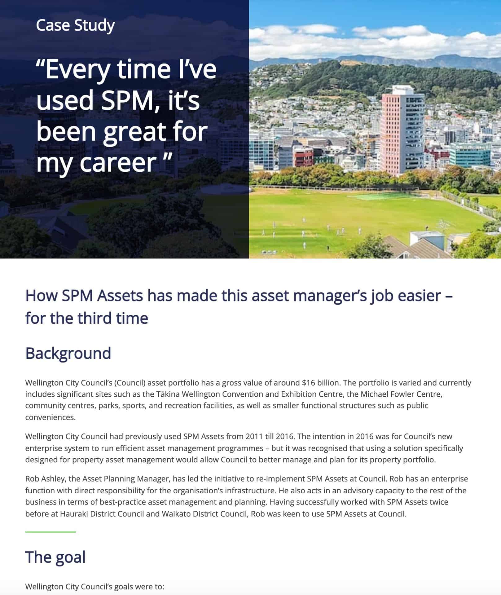 Case study on Wellington City Council